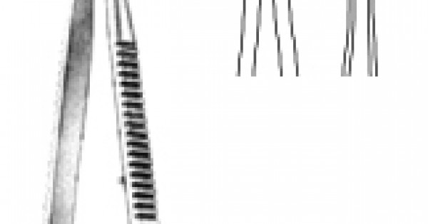 Reill Micro Scissor 1. serr blade cvd 15.5cm