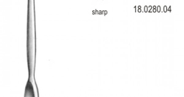 Volkmann Retractor 4pr. sharp 22cm