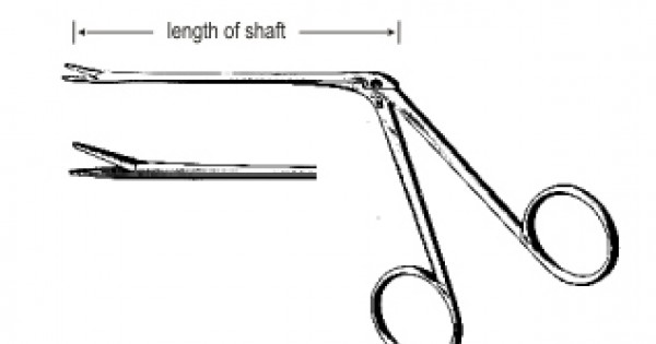 Hartmann Wullstein Ear Fcps 4mm, 8.5cm